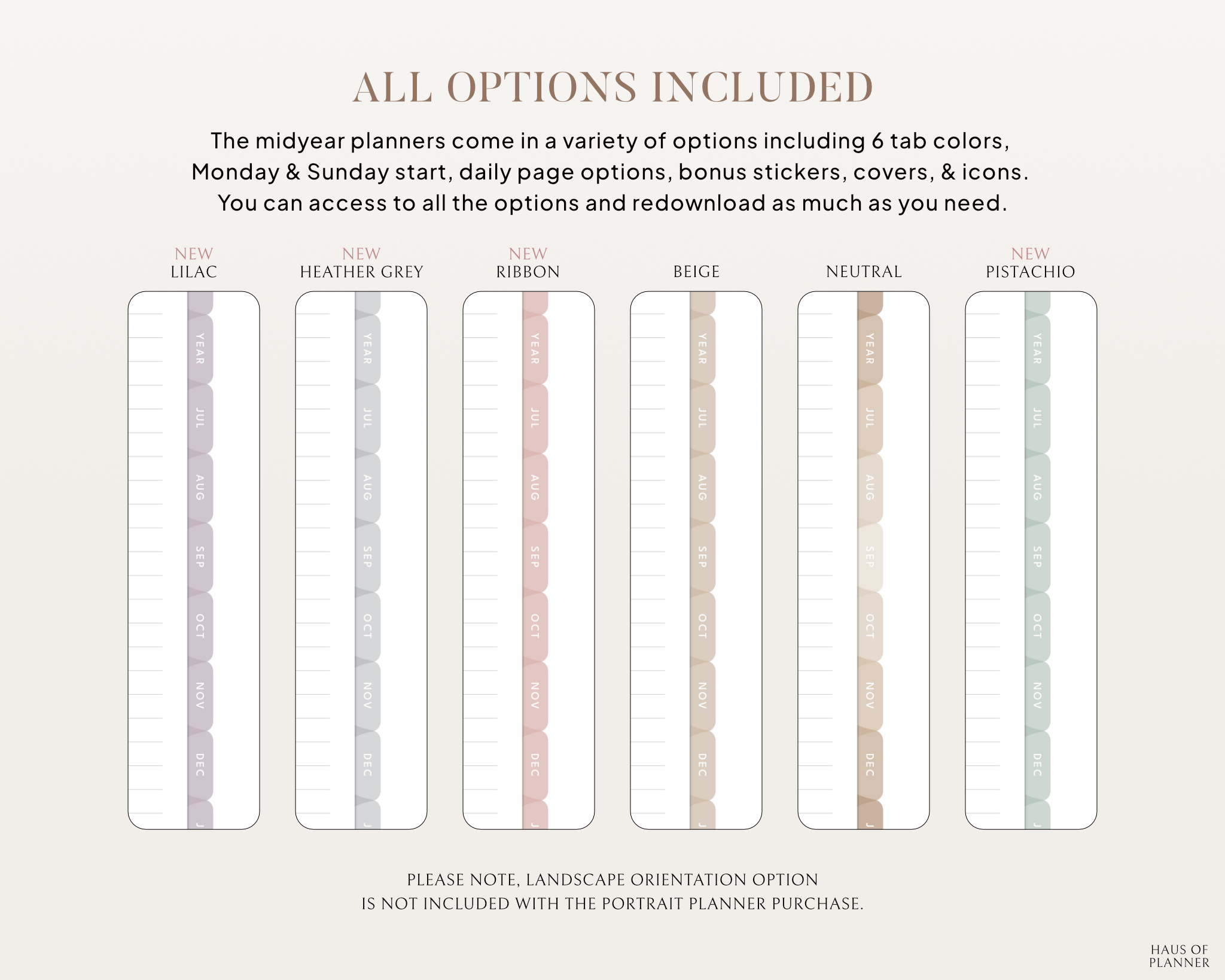 Haus of Planner | Minimal Digital Stationery