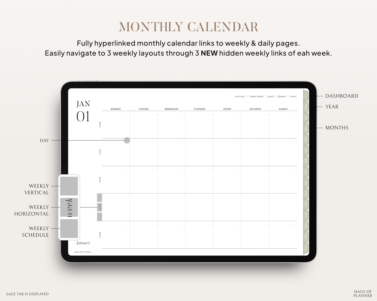 Undated Digital Planner | Bundle – Haus of Planner