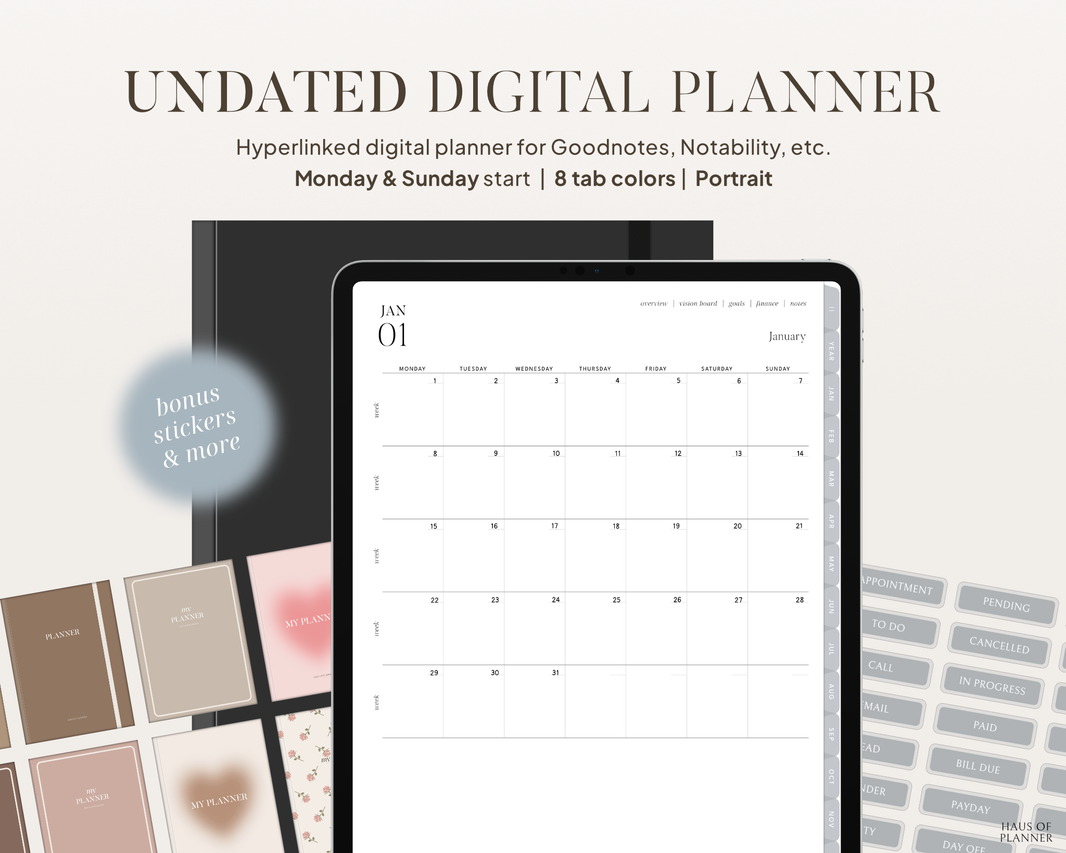 Digital Planners – Haus of Planner