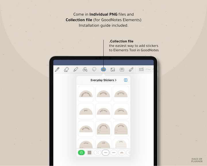 Digital Stickers Haus Of Planner